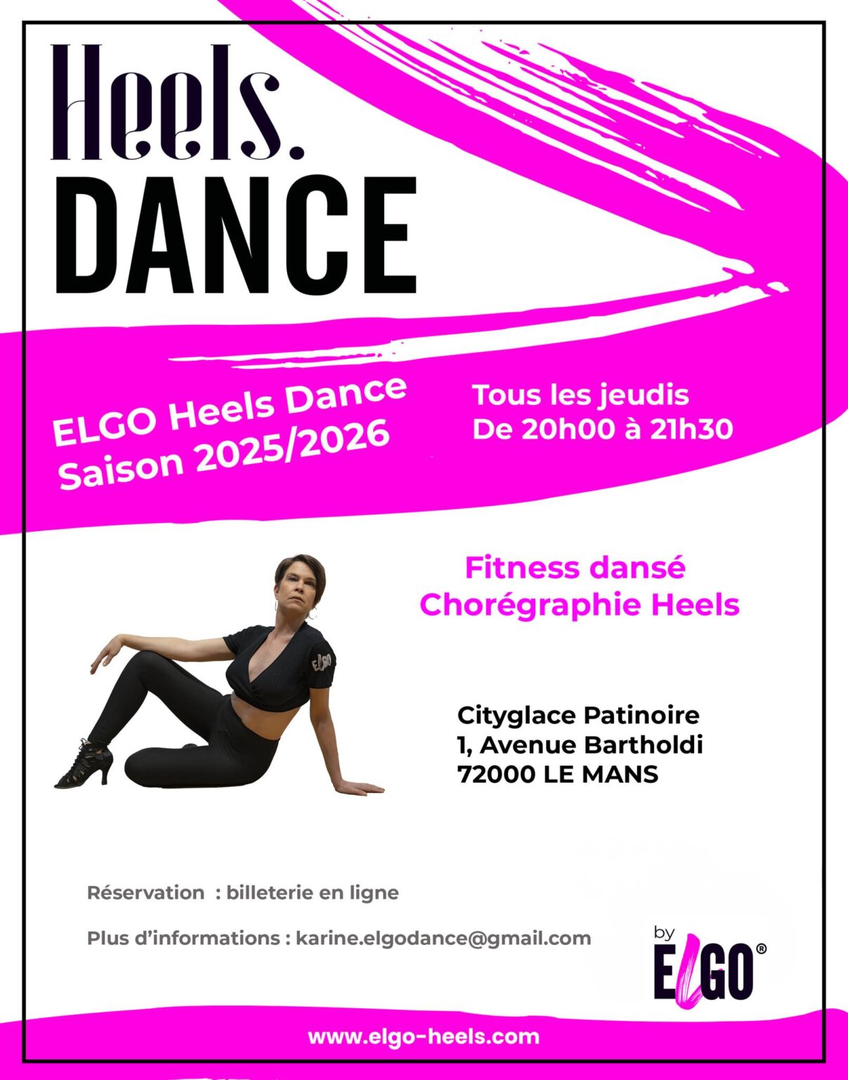 Cours les Jeudis avec Karine au Mans (72) - Elgo Heels