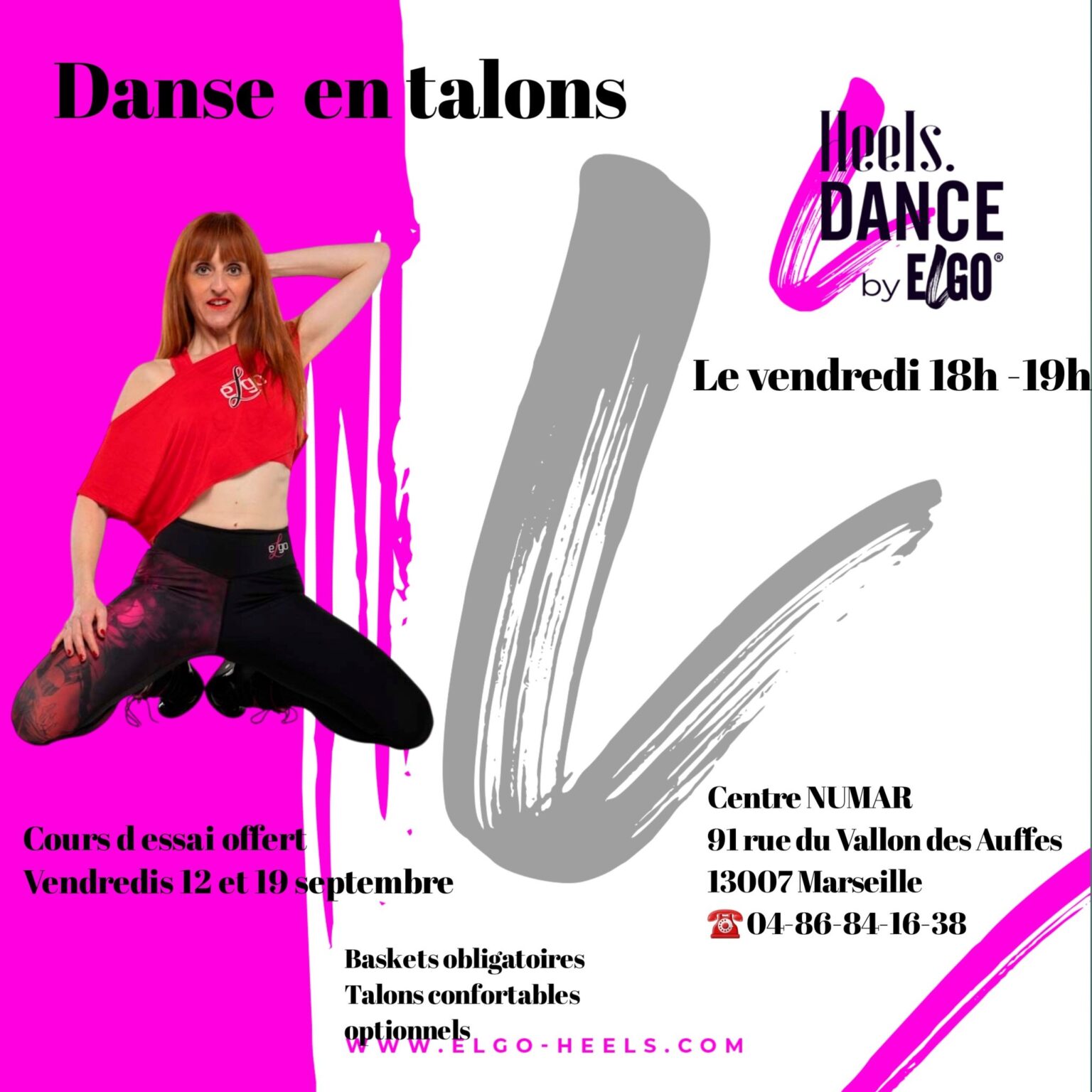 Cours les Vendredis avec La Nina à Marseille (13) - Elgo Heels