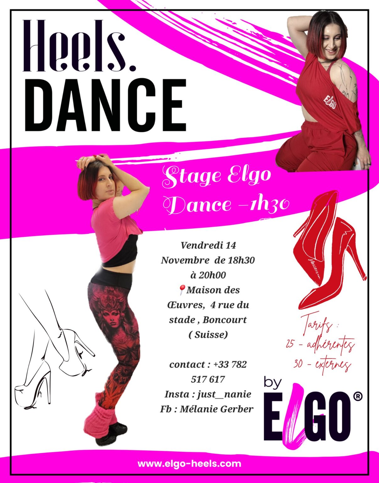 Stage avec Mélanie à Boncourt (Suisse) - Elgo Heels